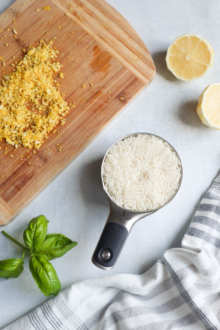 The Best Lemon Basil Rice - Bless This Meal