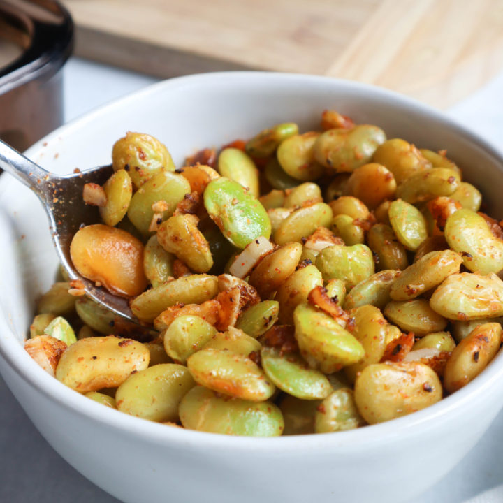 Easy Roasted Lima Beans - Bless This Meal