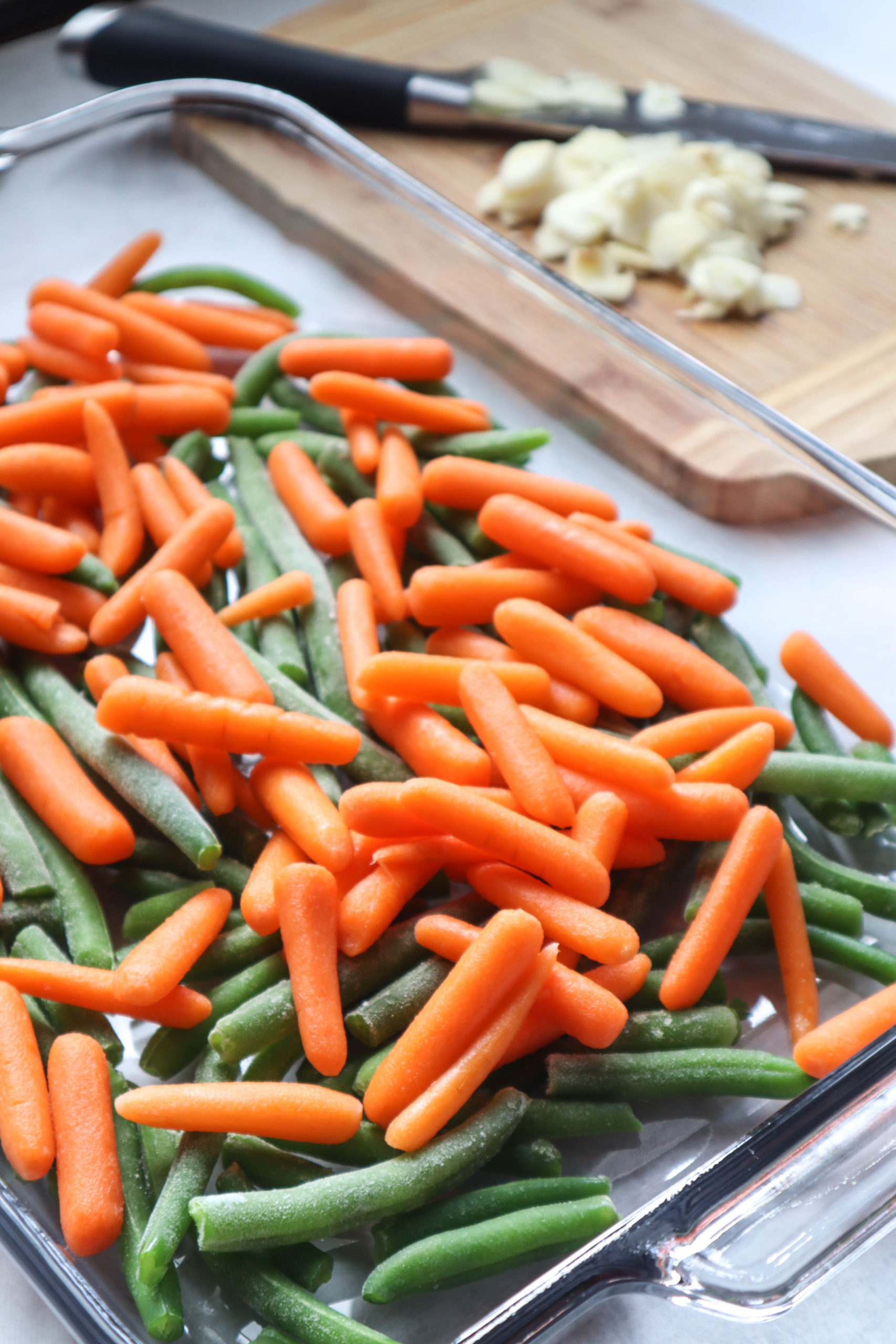 Roasted Green Beans and Carrots - Bless This Meal