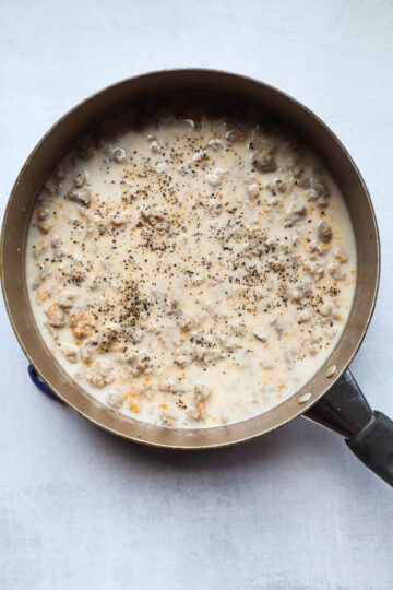 The Best Turkey Gravy and Biscuits - Bless This Meal