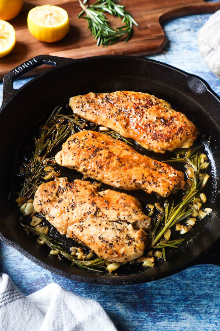 BEST EVER Cast Iron Skillet Chicken Breast - Bless This Meal