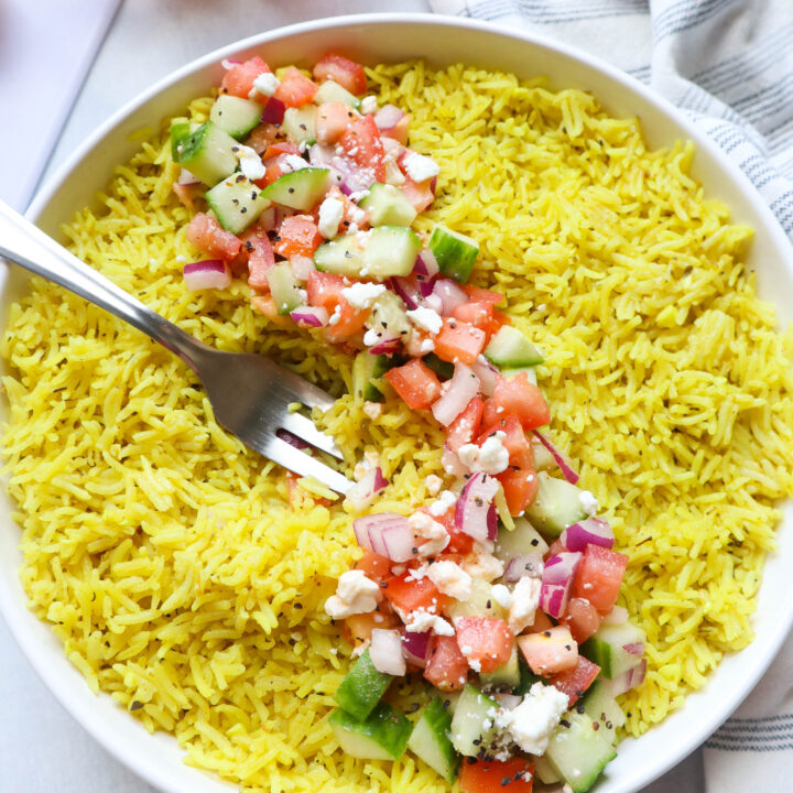 Best Yellow Mediterranean Rice - Bless This Meal