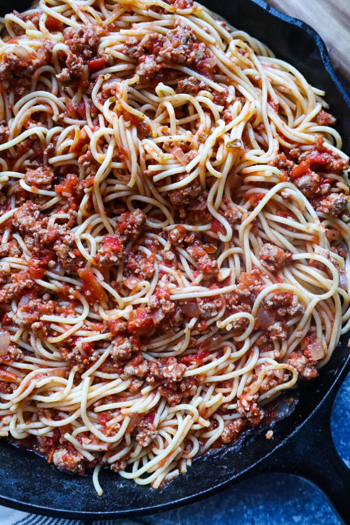 Ultimate Fried Spaghetti - Bless This Meal