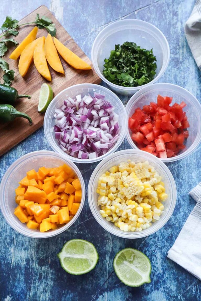 Healthy Corn Mango Salsa - Bless This Meal