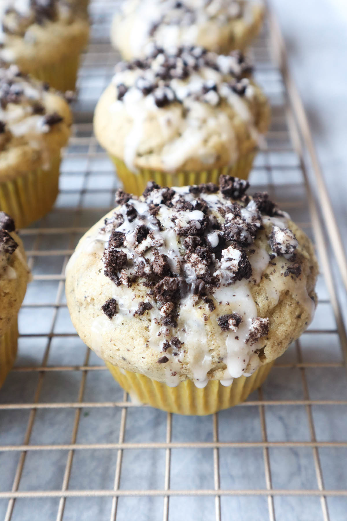 Quick and Easy Oreo Muffins - Bless This Meal