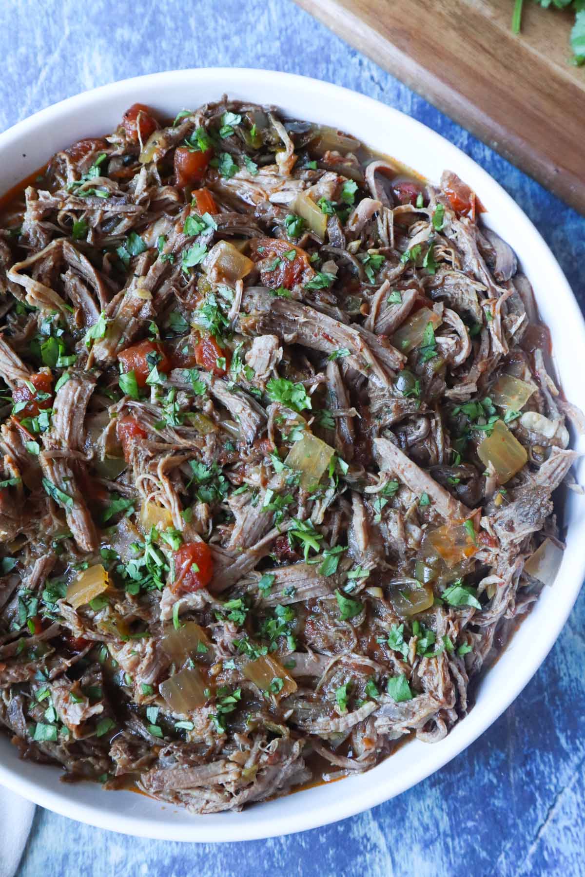 The Best Slow Cooker Tinga De Res - Bless This Meal