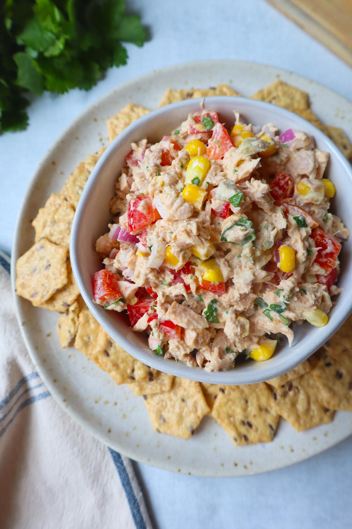 Easy Tuna Corn Salad Recipe - Bless This Meal