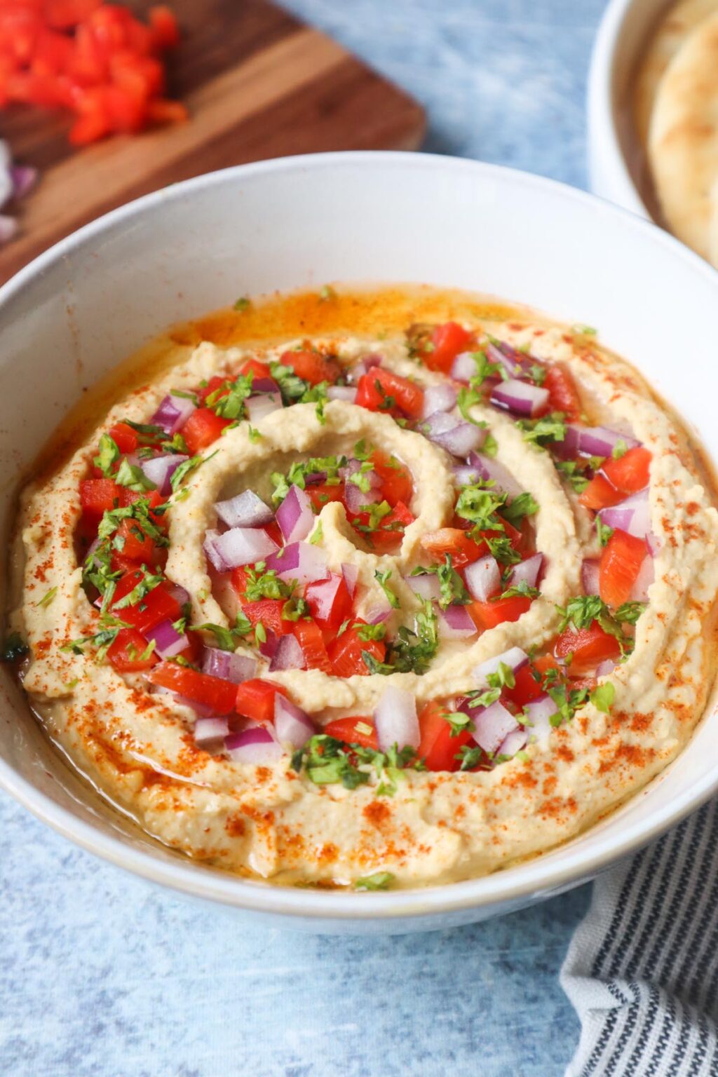 Traditional Beiruti Hummus (Lebanese Recipe) - Bless This Meal