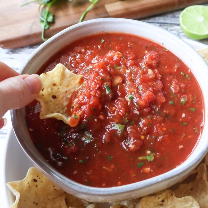Easy Homemade Salsa Without Onion - Bless This Meal