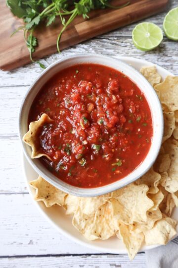 Easy Homemade Salsa Without Onion - Bless This Meal