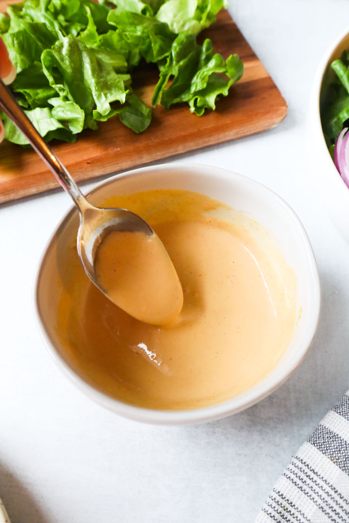Healthy Deconstructed Burger Bowl with Secret Sauce - Bless This Meal