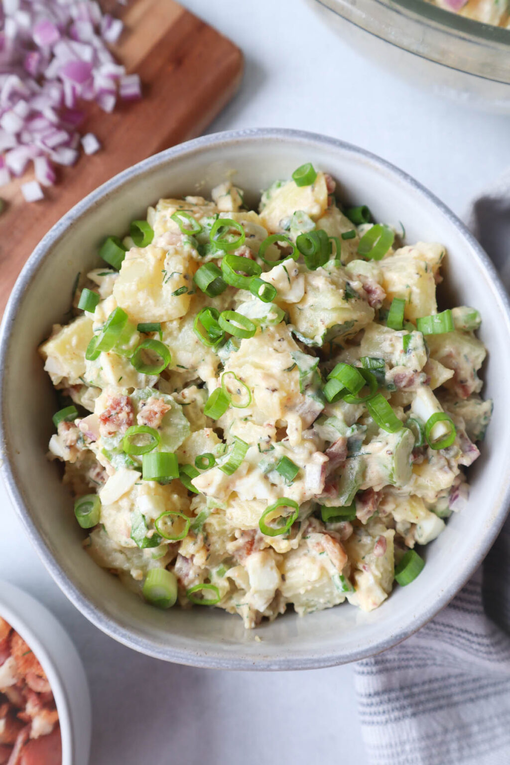 The Best Easy Potato Salad with Spring Onions - Bless This Meal
