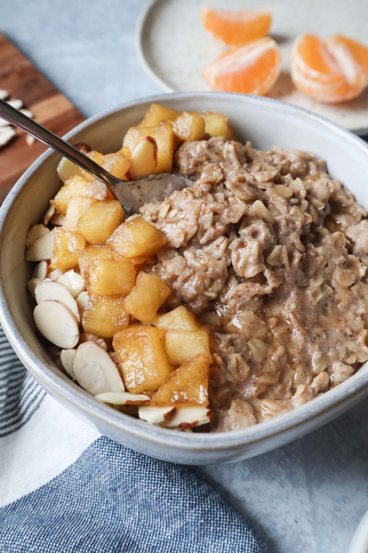 The Best Cinnamon Spiced Oatmeal Recipe - Bless This Meal