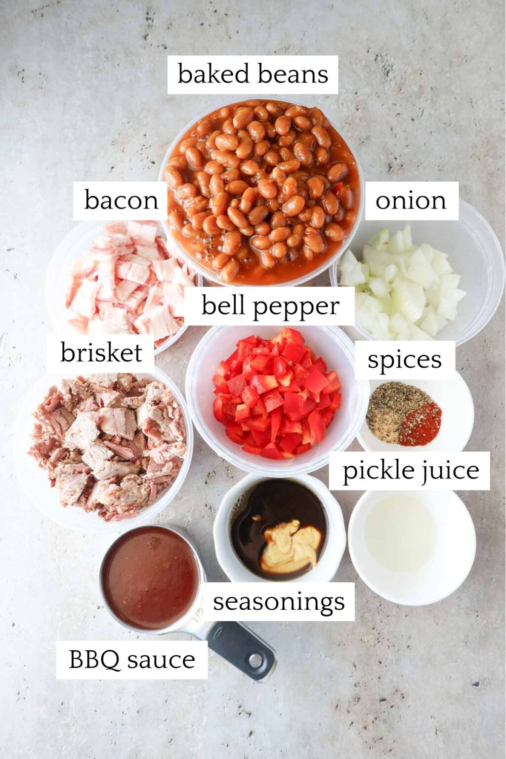 Beef Brisket Baked Beans - Bless This Meal